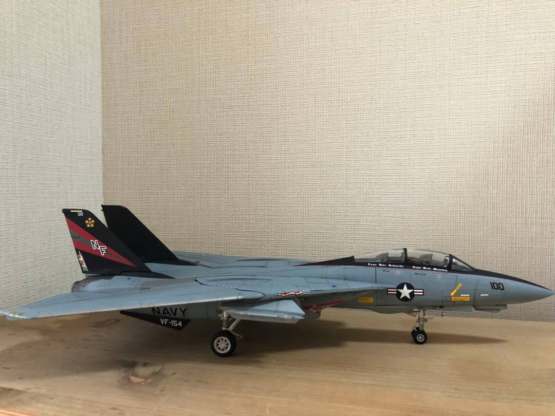 moon。米海軍　F-14A プラモデル