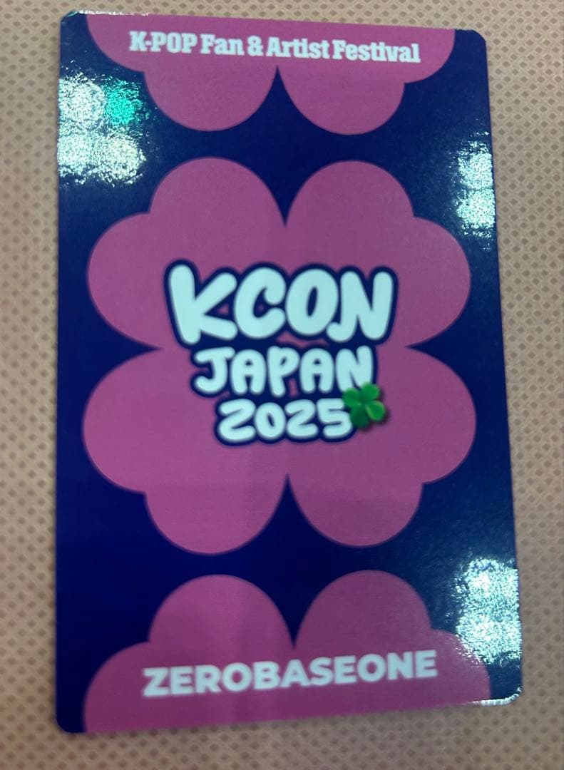 ZB1ゼベワン　KCON オンラインくじ　当選トレカ　リッキー　1枚