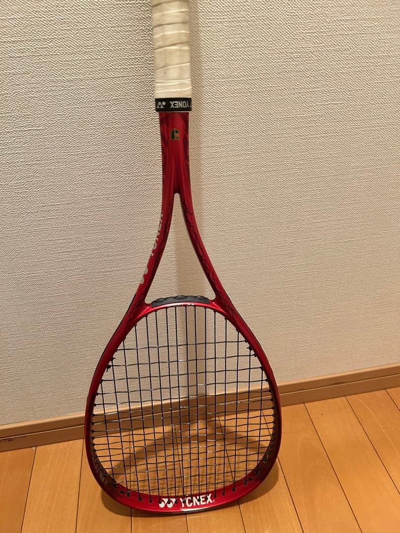 YONEX VOLTRAGE 7S 軟式テニスラケット 紅 クレナイ