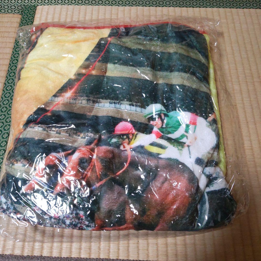 JRA競馬グッズ　実使用ゼッケン　リバティアイランドハンドタオル　ブランケット