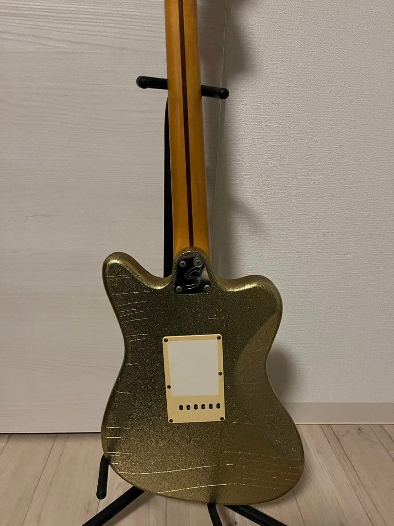 SQUIER Super-Sonic スクワイヤー スーパーソニック シルバー