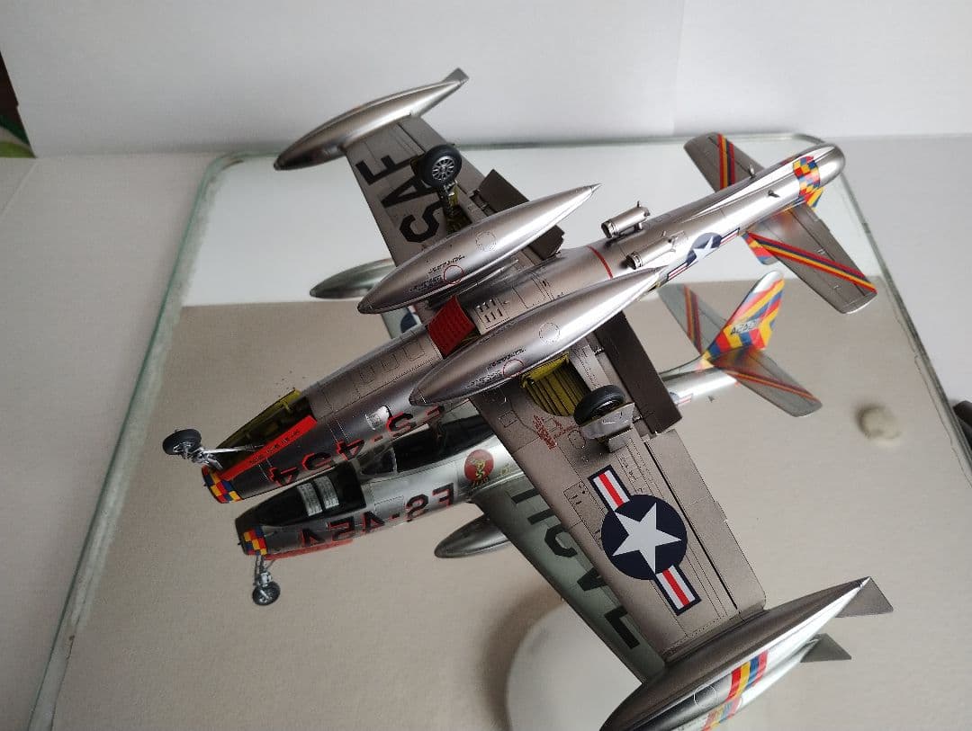 プラモデル完成機　1/48　リパブリックF-84Gサンダージェット