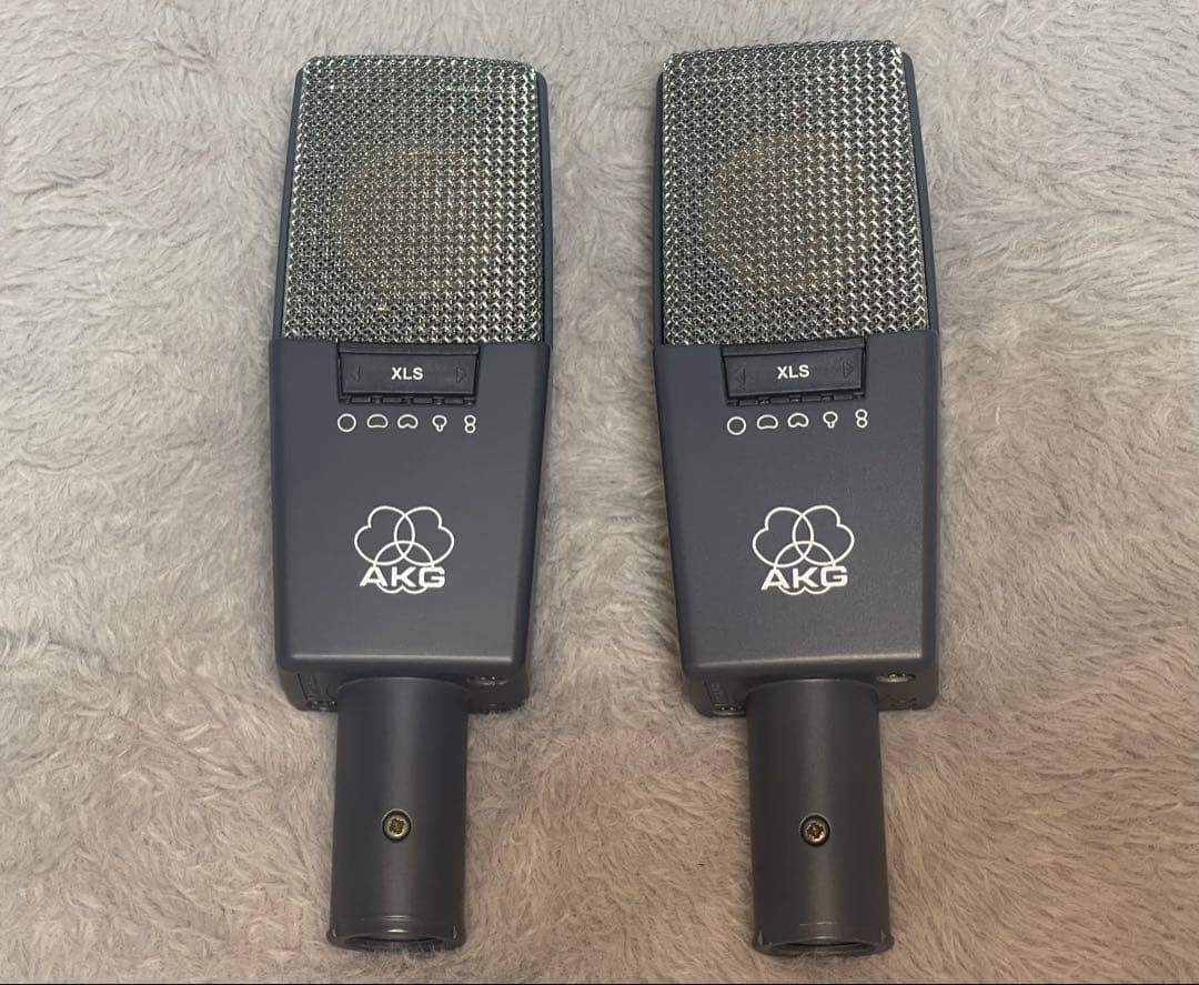 【極美品/マッチドペア】AKG C414 B-XLS ステレオセット 完動品