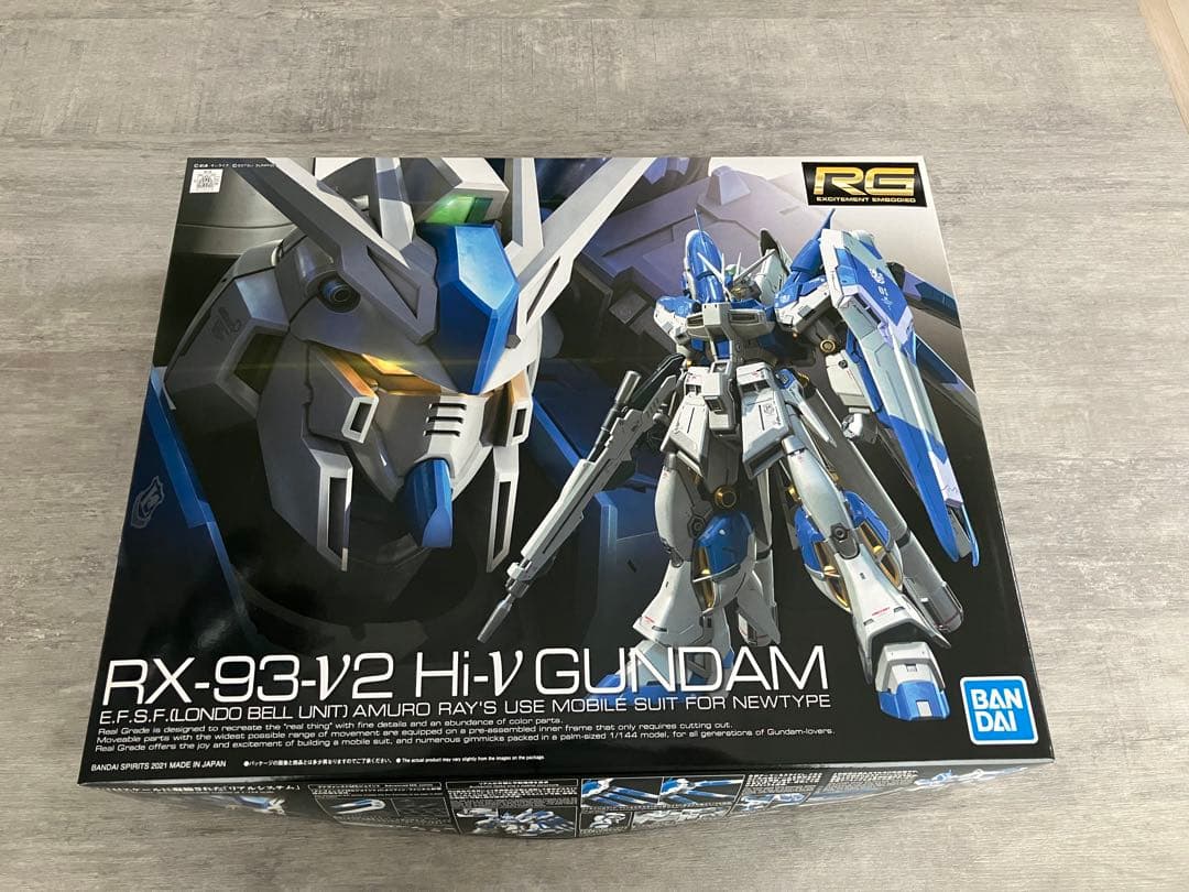RG RX-93-V2 Hi-V GUNDAM ガンプラ　デカールおまけ