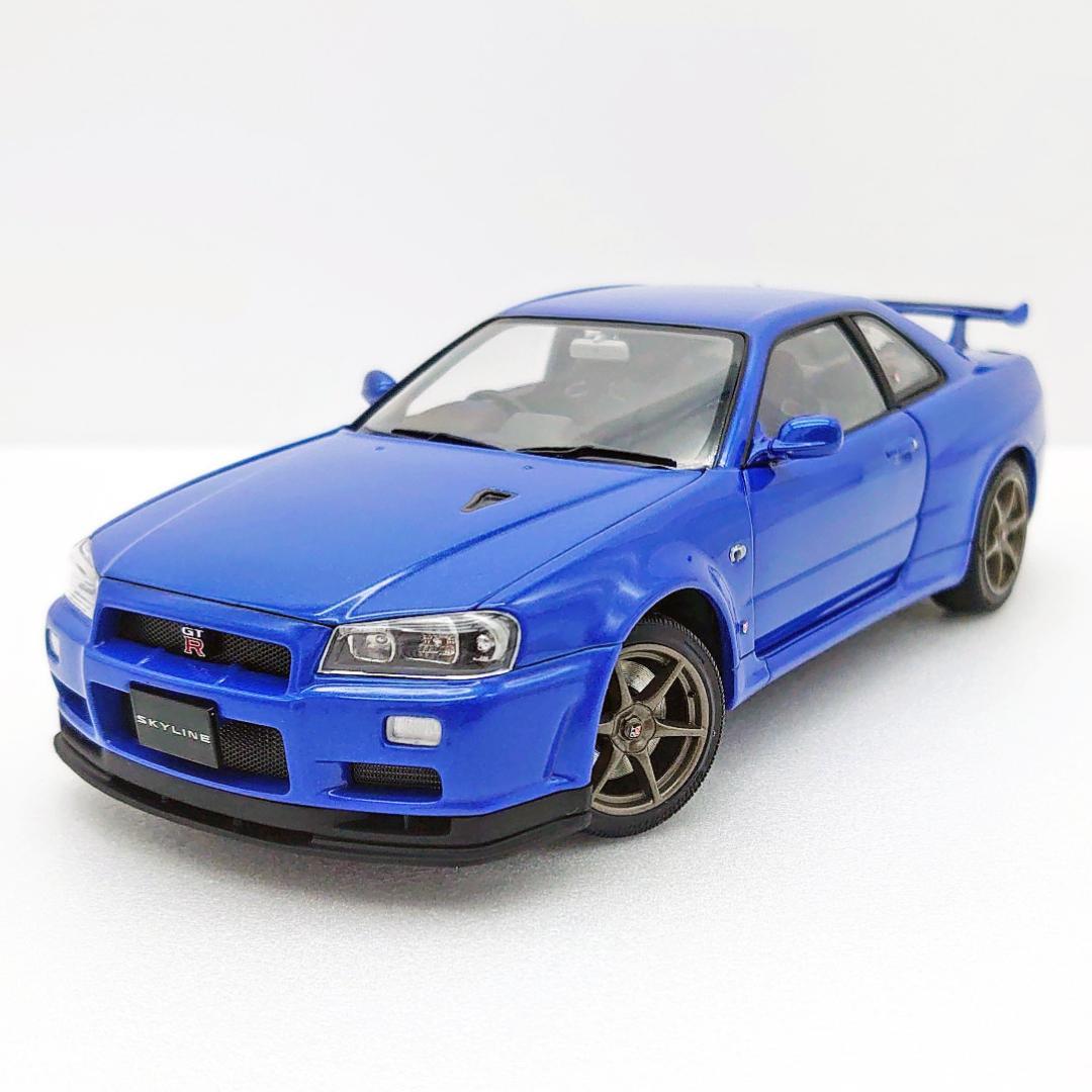 EBBRO　1/24　ニッサン　スカイライン　GT-R　R34　V-SPEC　Ⅱ