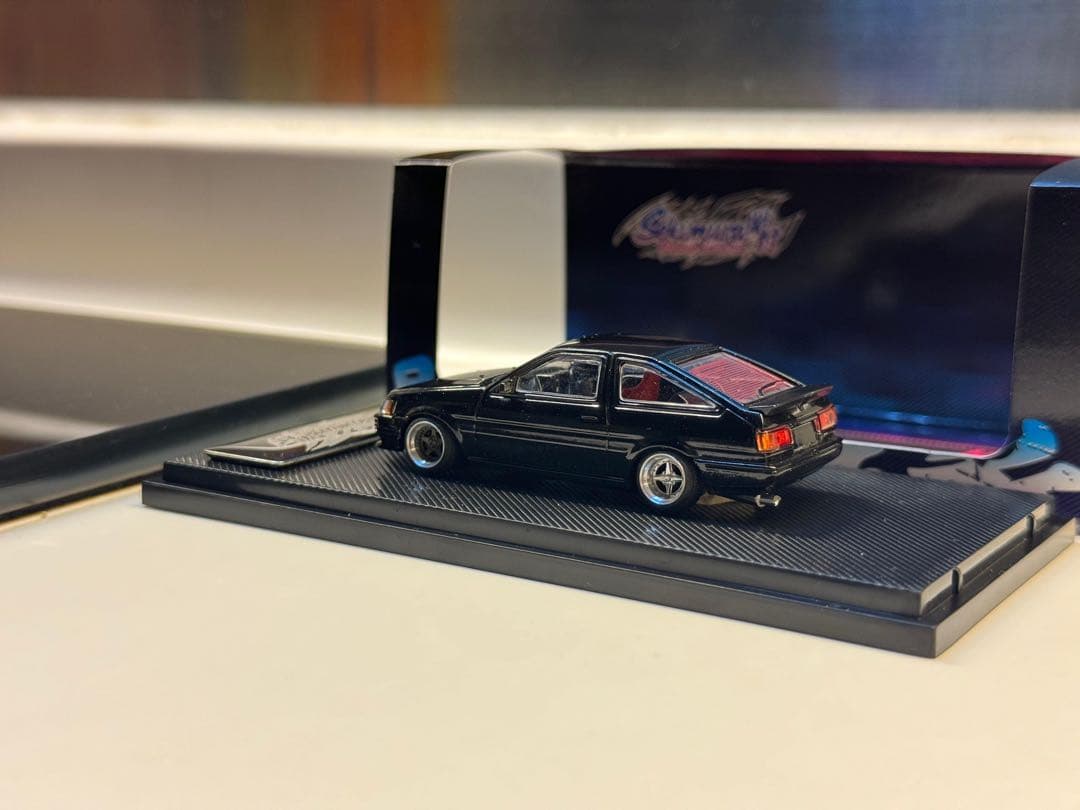 1/64 TRD 風 トヨタAE86 Levin 改 Work CR01
