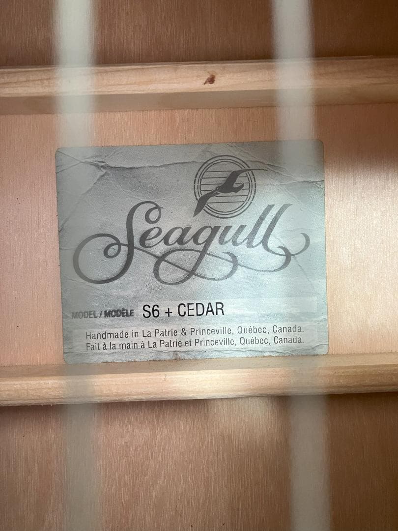Seagull S6 + CEDAR アコースティックギター