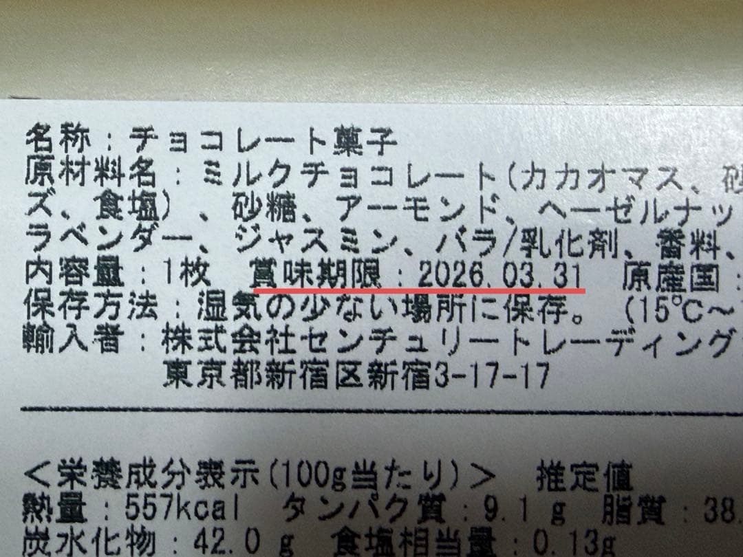 BERNACHON チョコレート アールグレイ サロンデュショコラ 新品