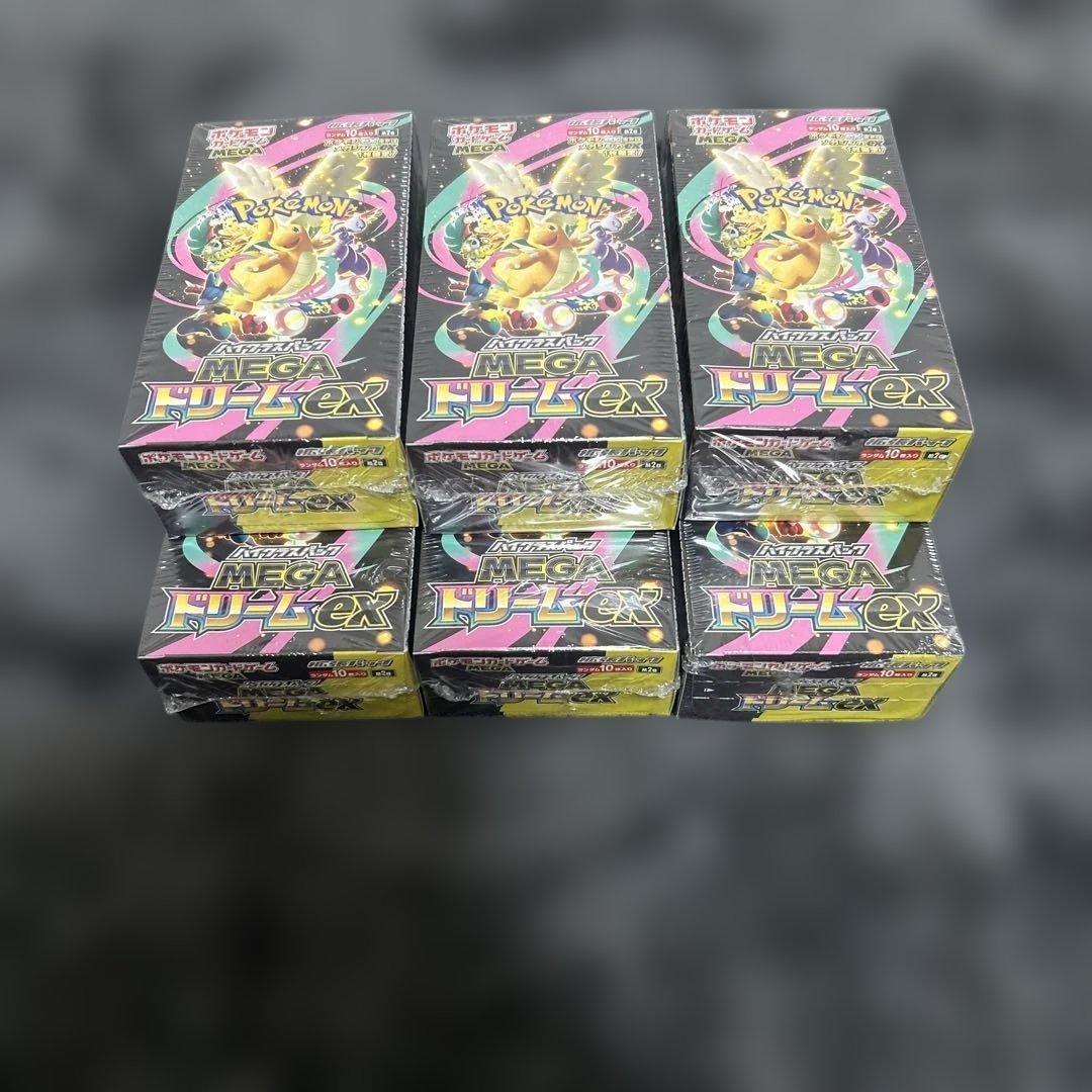ポケモンカード MEGAハイクラスパック ドリームex 6BOXシュリンク付き