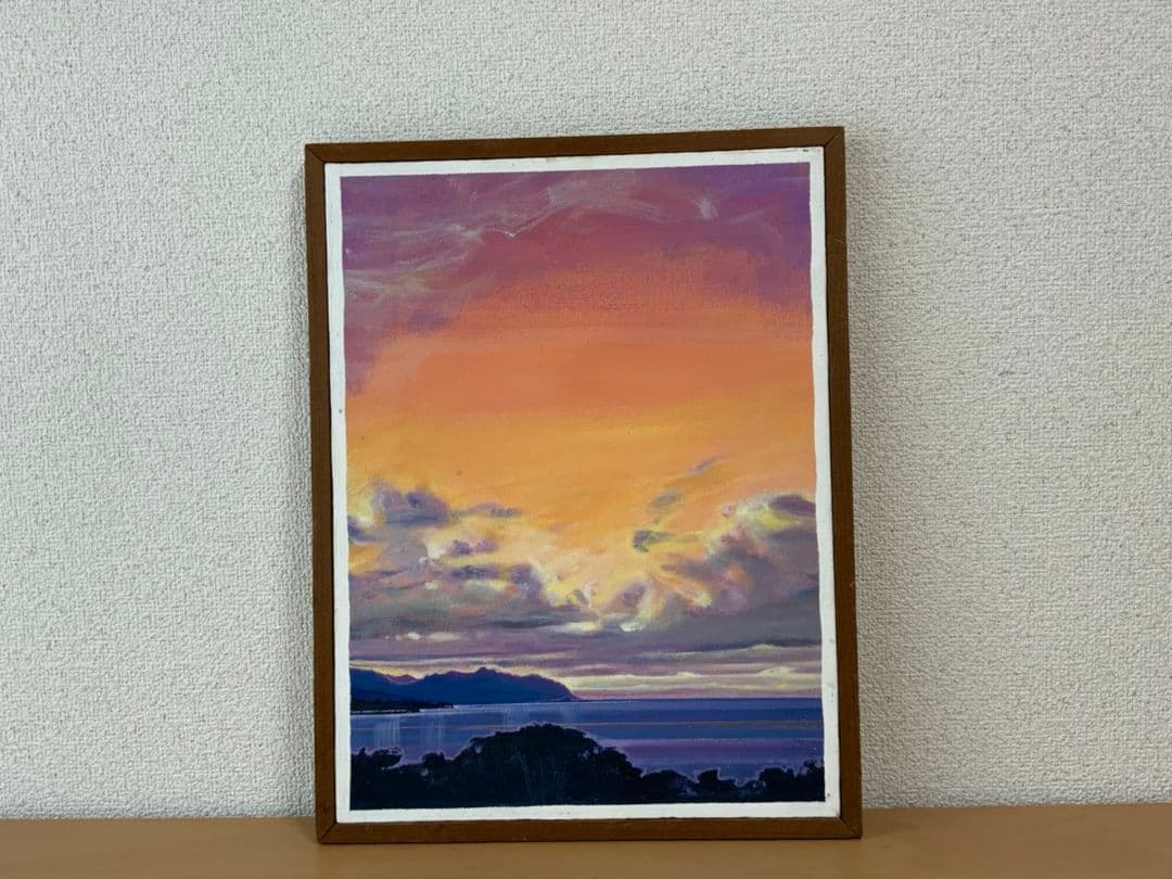 絵画『夕空』ヘイ平山画