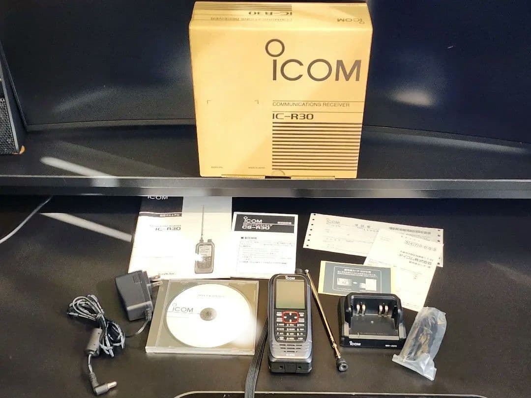 ICOM IC-R30 美品 クローニングソフトウエア付き