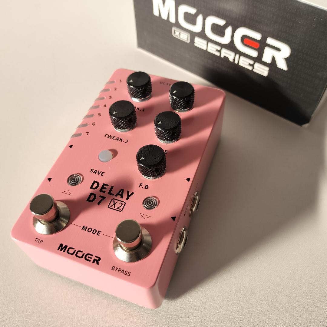 新品：Mooer D7 X2 DELAY（ディレイ）