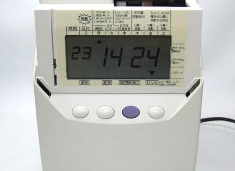 ★清掃済 美品 SEIKO タイムレコーダー QR-340 + 新品カード20枚