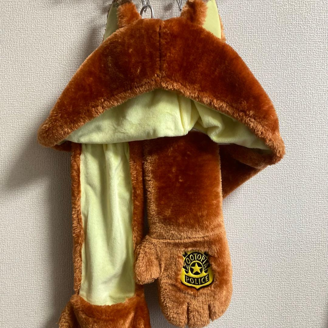 ニックワイルド フード付きマフラー