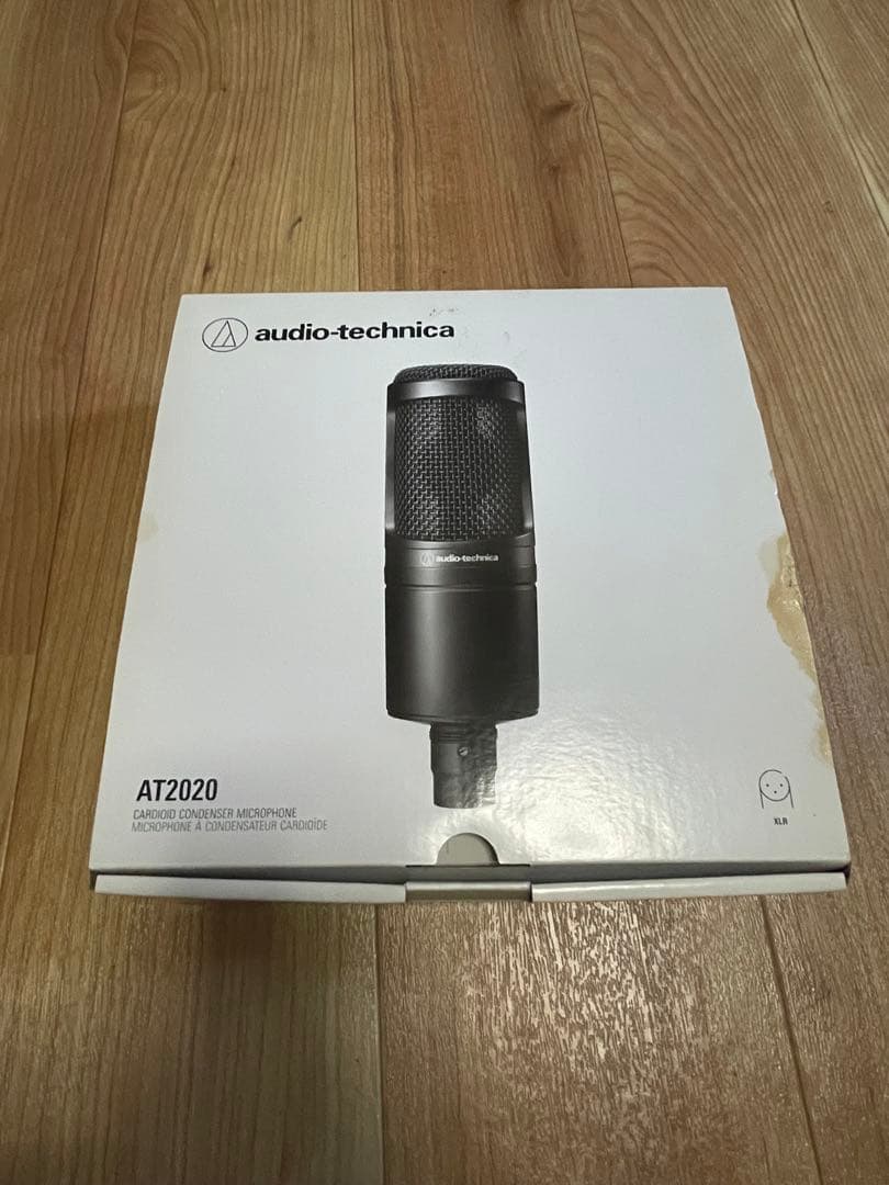 【箱汚れあり】audio-technicaAT2020コンデンサーマイク