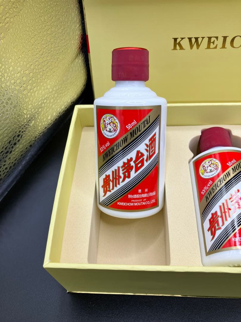 貴州茅台酒（Kweichow Moutai）中国の高級白酒のミニボトル5本セット