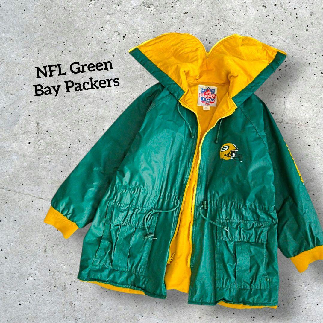 NFL Green Bay Packers フード付きジャケット　ビンテージ　Ｌ