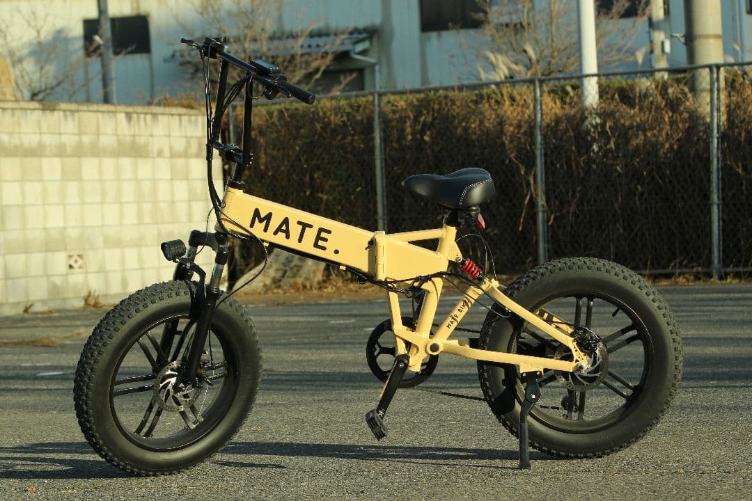 電動アシスト自転車　ファットバイク　MATE.