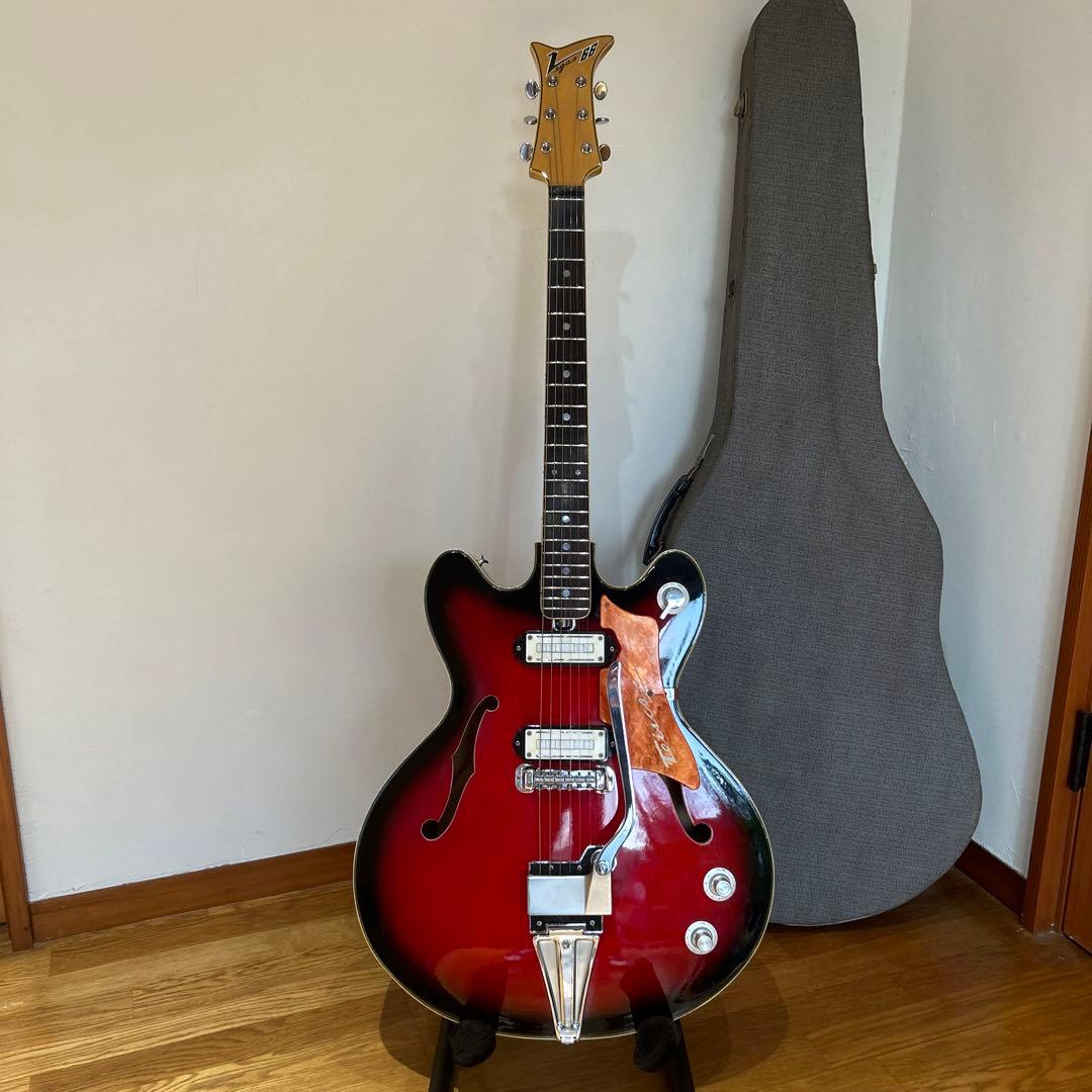 60年代製 美品 Teisco Vegas-66 フルアコ ビザールギター