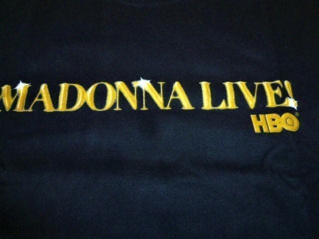 マドンナ 　HBO Madonna Live! 　オフィシャル Tシャツ　L