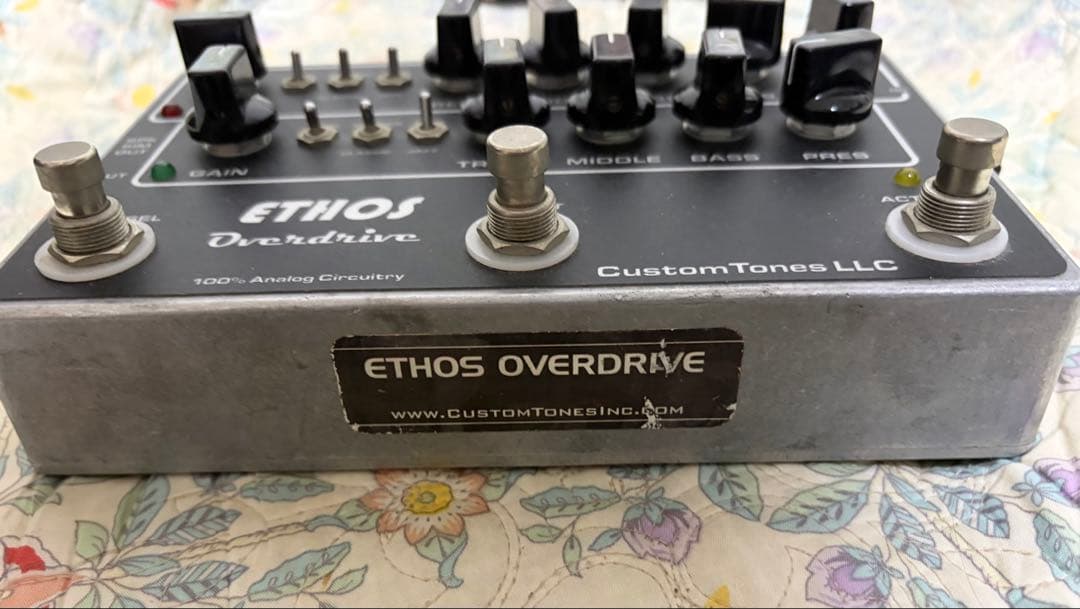 ギター ETHOS OVERDRIVE AMP TLC switch