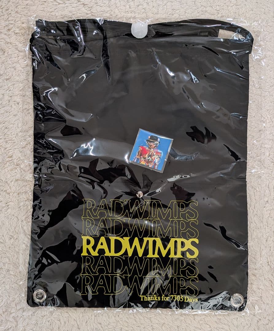 新品未開封 あにゅーナップサックおまけ付き RADWIMPS 20th バッグ