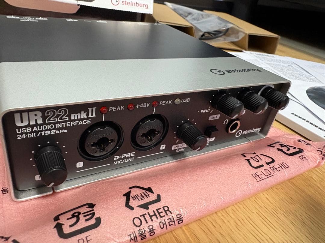 Steinberg UR 22 mk II USB オーディオインターフェイス