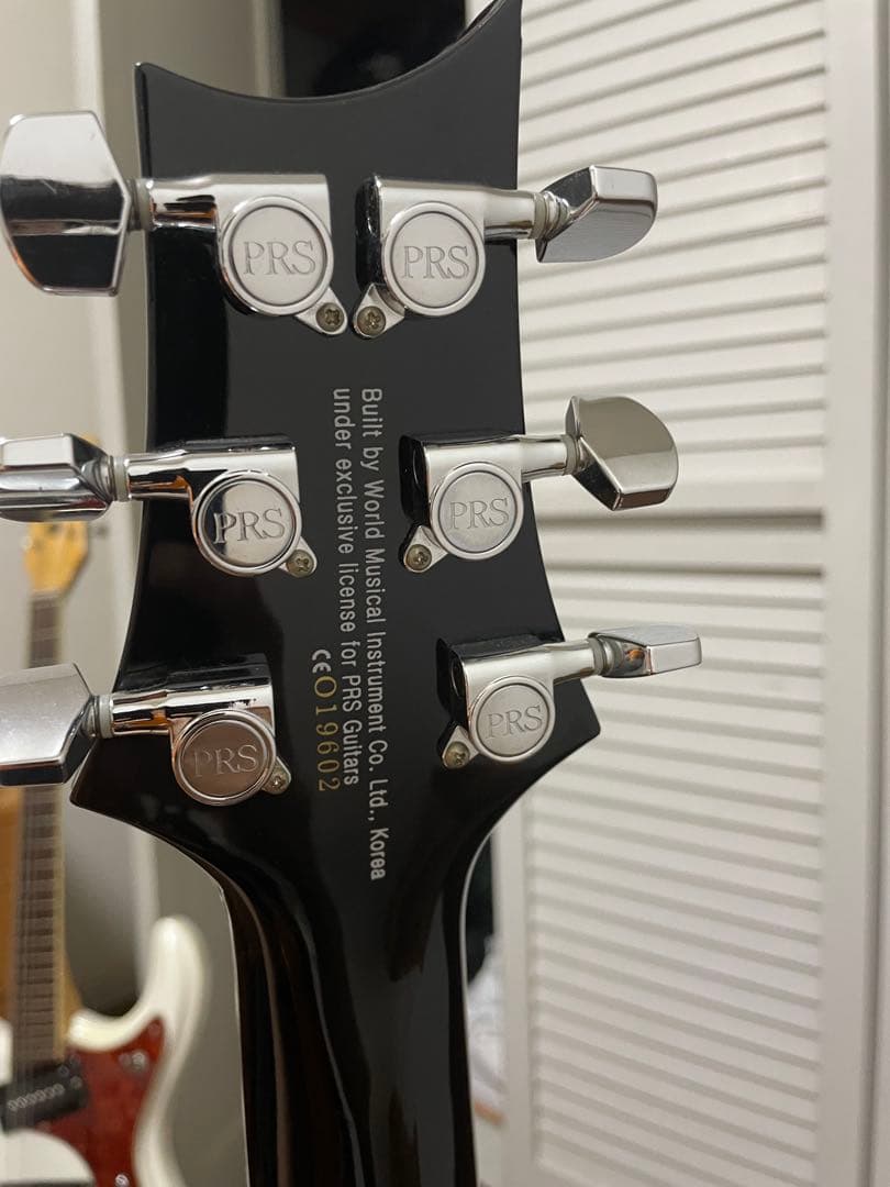 PRS SE custom24 パープル　純正ストラップ、ケース付き