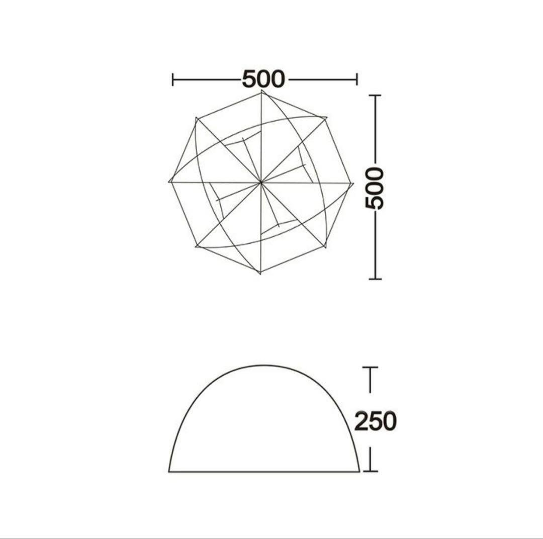 モビガーデン コマンダー 245 ブラック グラウンドシート付き