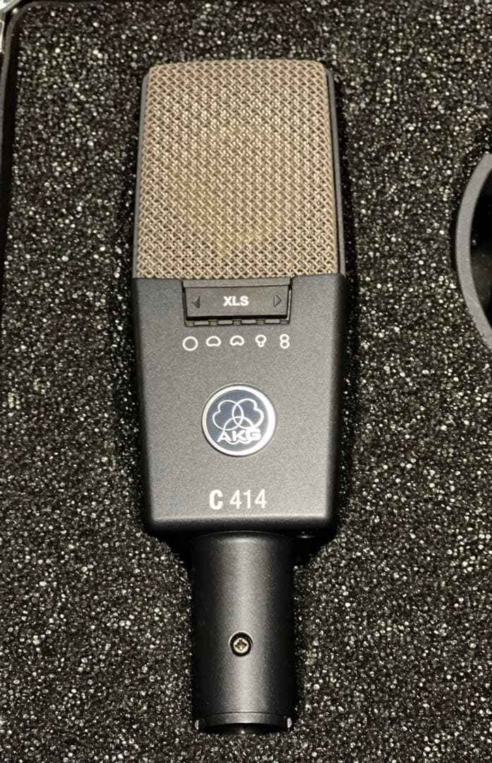 未使用品 AKG C414 XLS コンデンサマイク ポップガードセット