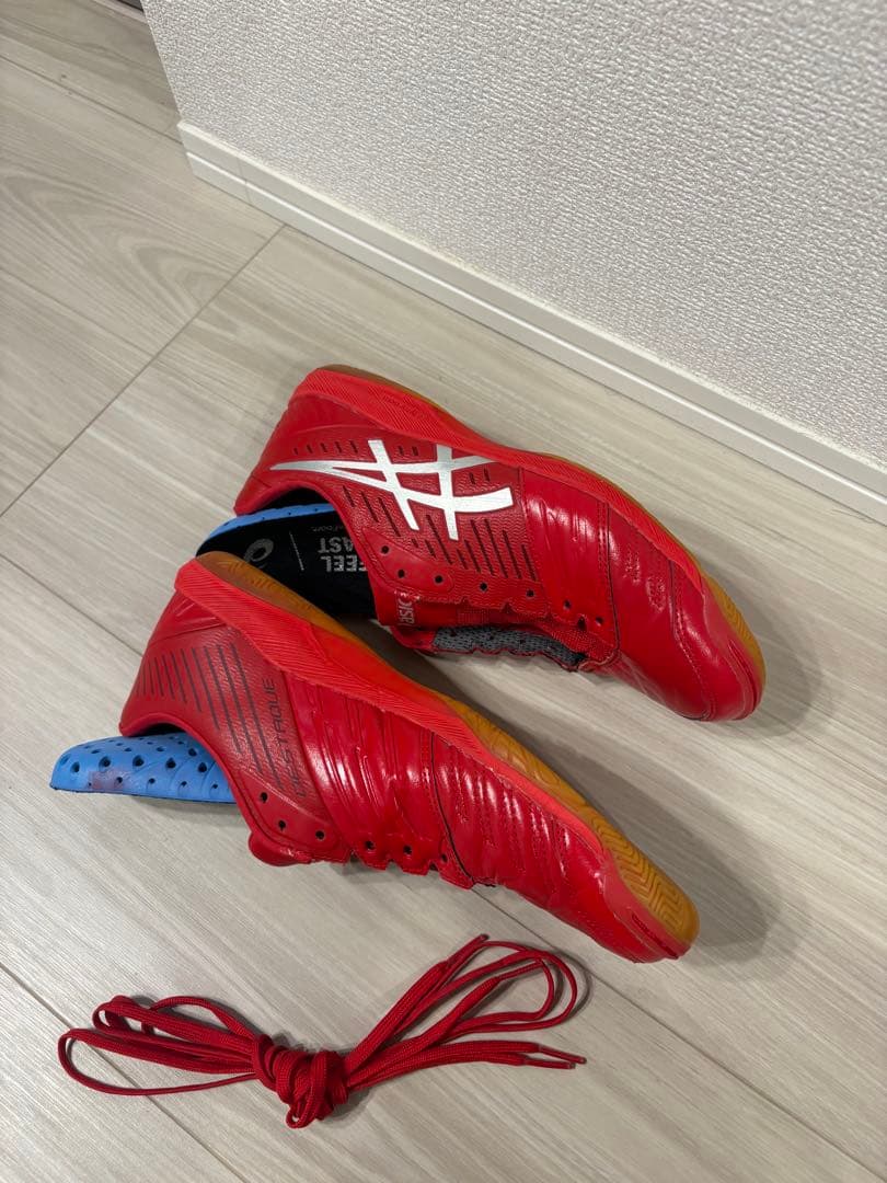 アシックス　デスタッキ　レッド　26.5 新品