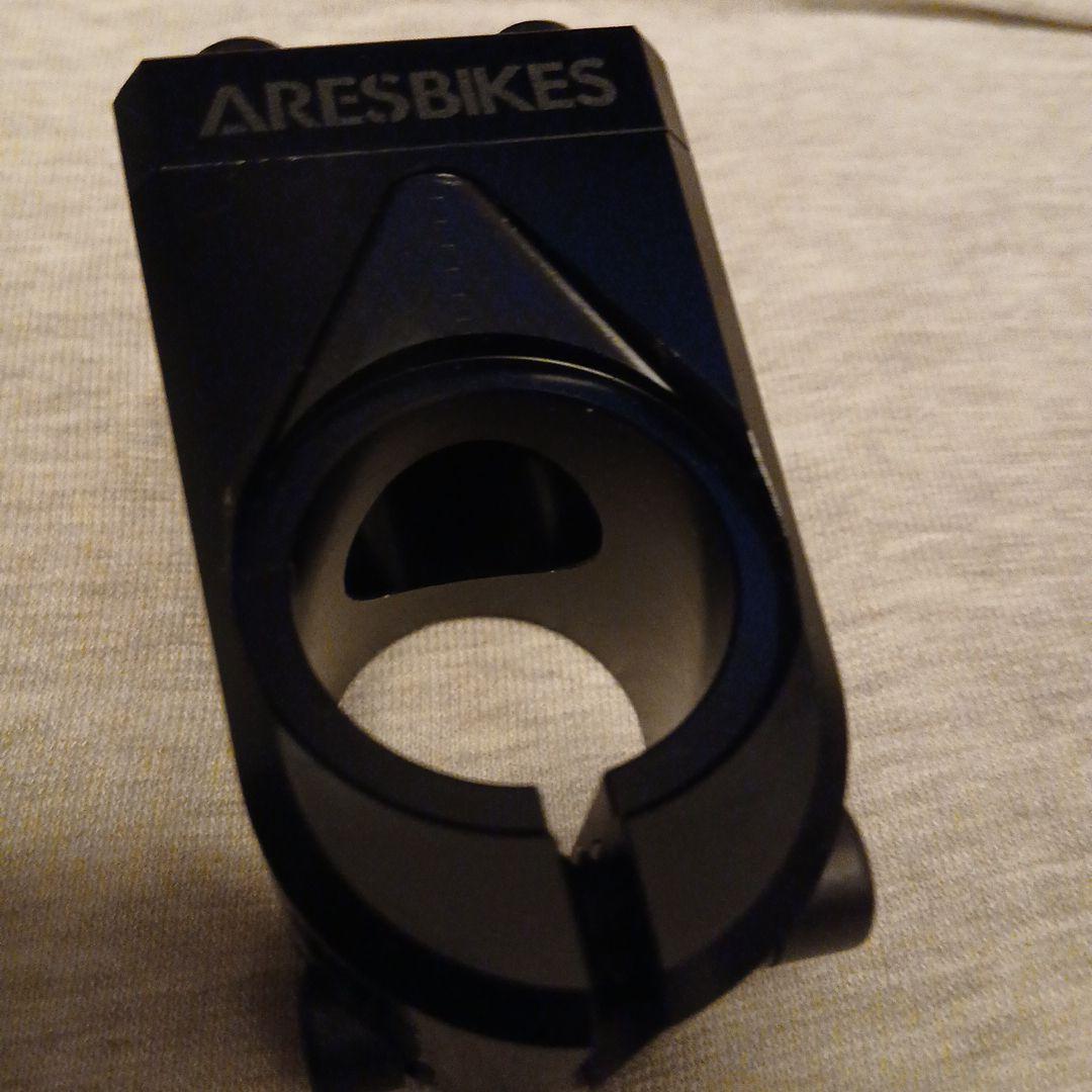 Aresbike ブラック ステム Oリング付き　AG STEM　３３ミリ