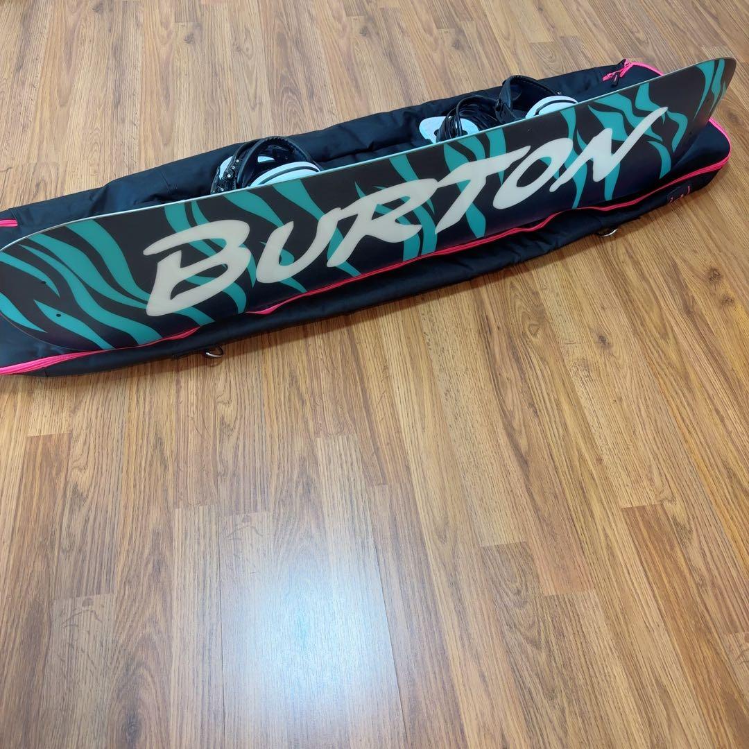 BURTON スノーボード120㌢＆ビンディング＆ボードバッグセット
