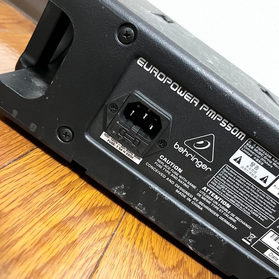 即使用可 Behringer PMP550M パワードミキサー FX内蔵 PA