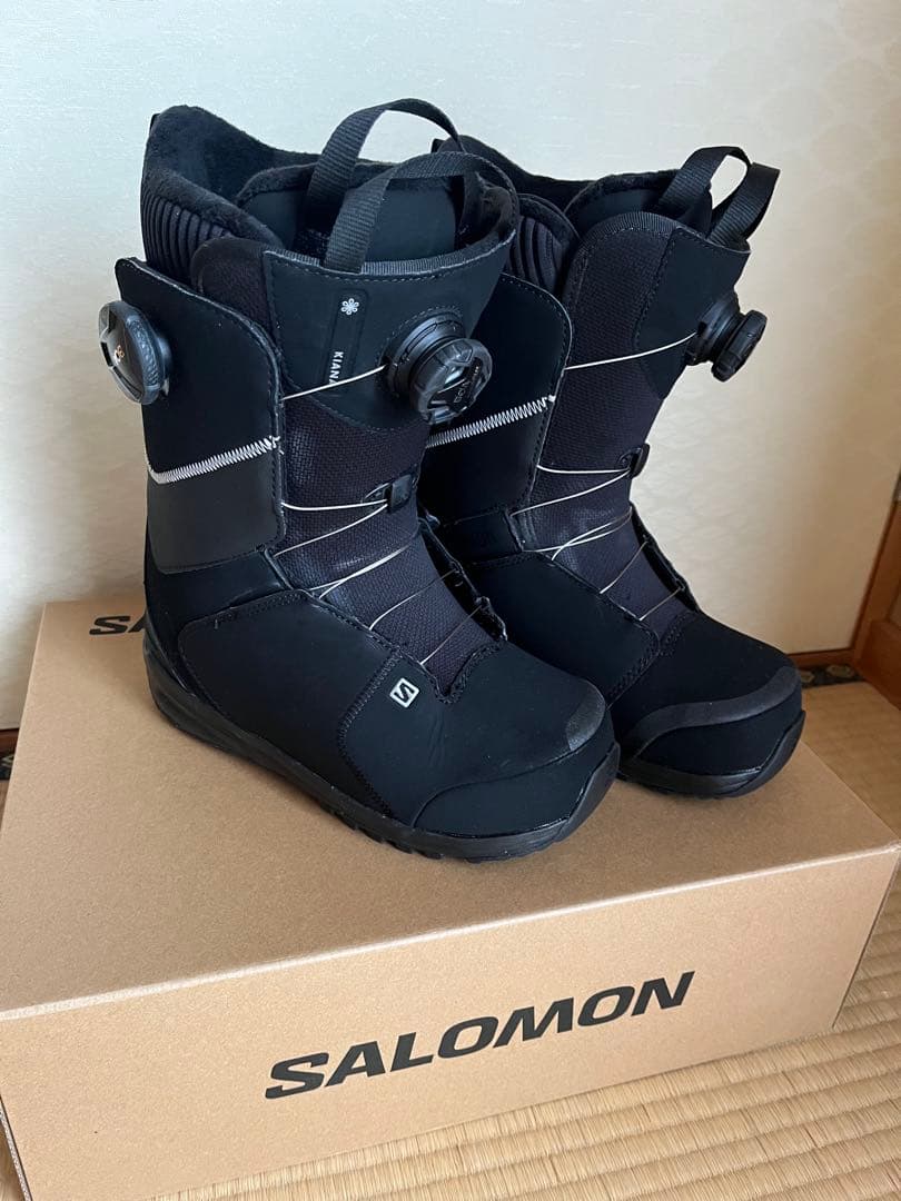 【美品】サロモン SALOMON キアナ デュアル ボア 24.5㎝
