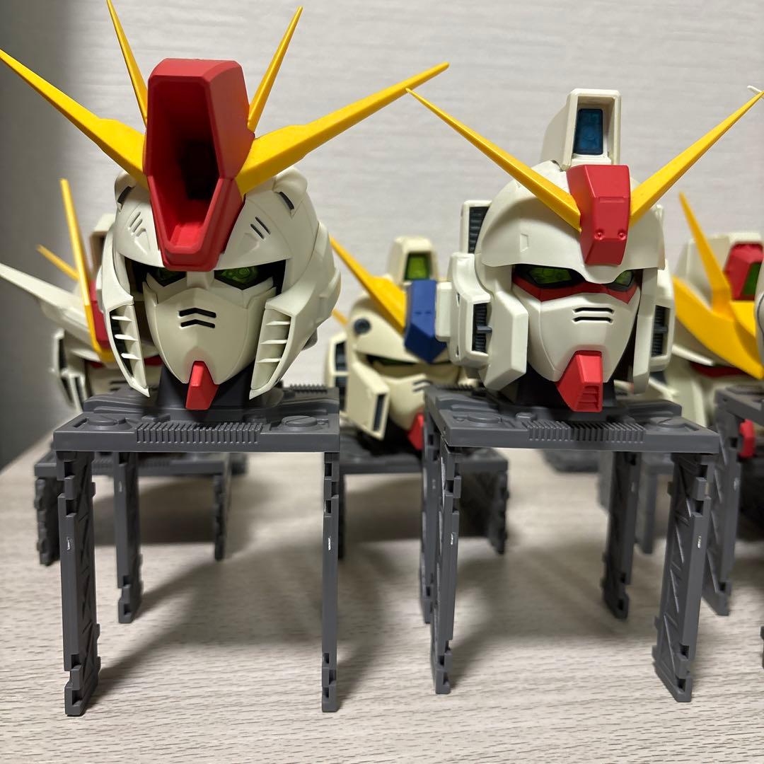 【希少】ガンダム 組立式　MSヘッドディスプレイコレクション