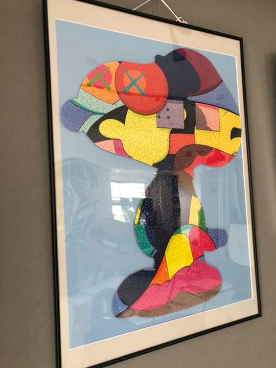 【完成品】kaws パズル スヌーピー NGV