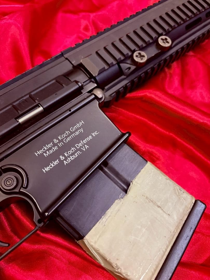 HK417D マルイ ショートハンドガード刻印追加 メカボックス整備