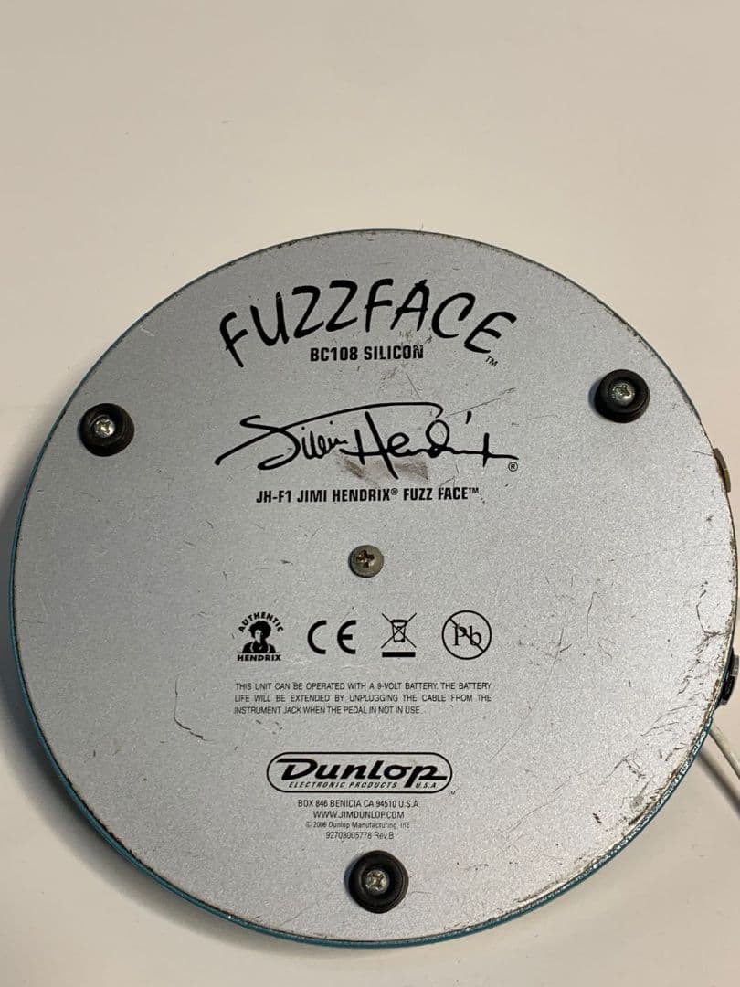 Dunlop Fuzz Face BC108 Siliconファズ