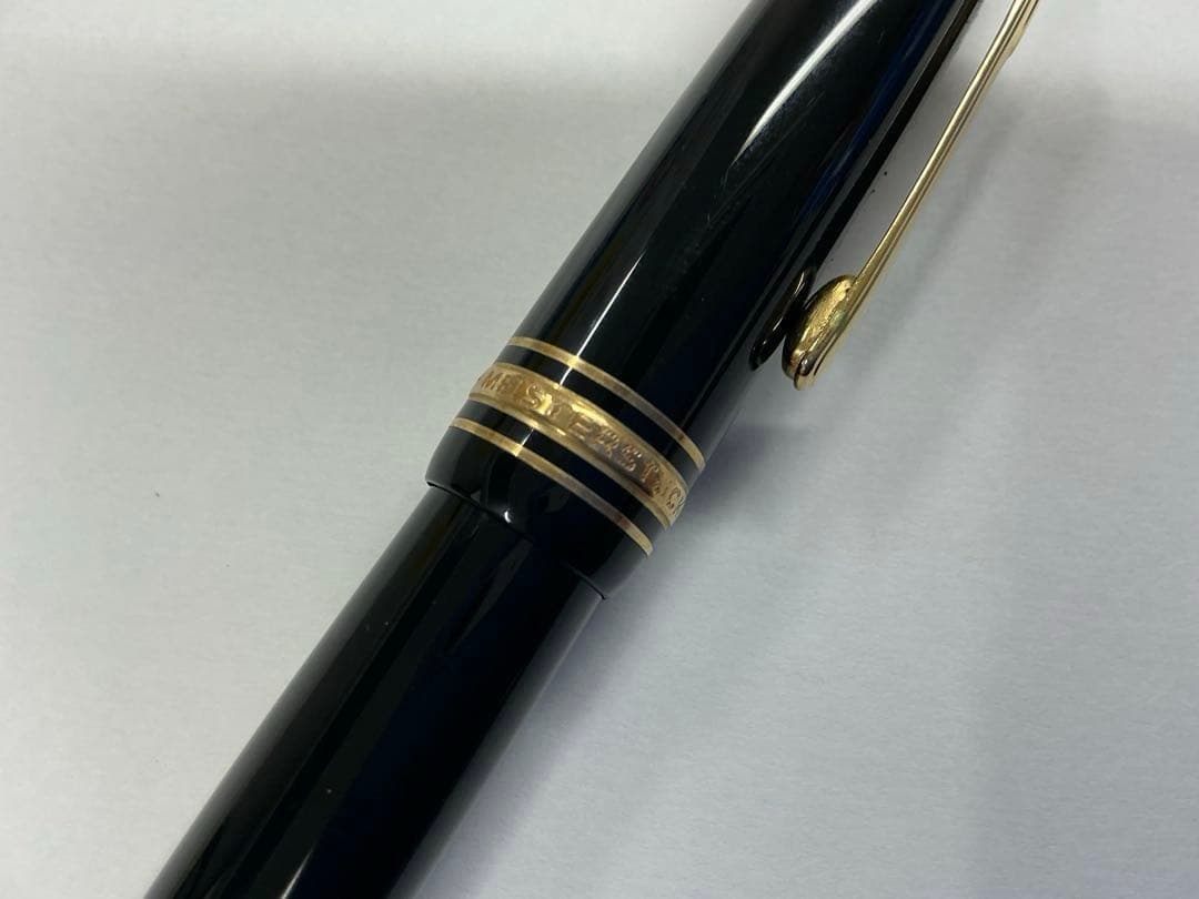 （中古品）MONT BLANC モンブラン 万年筆 146／全金 ペン先14K