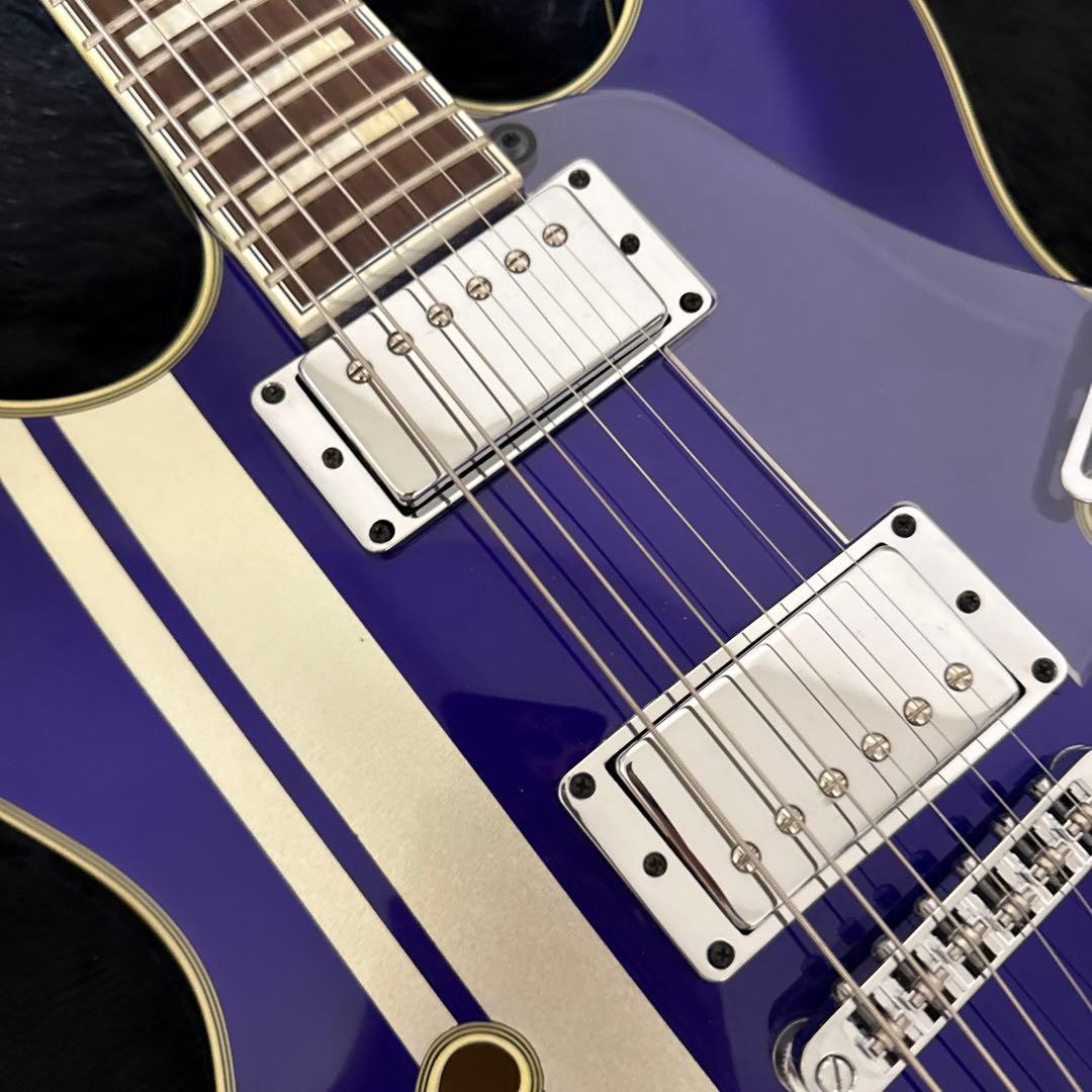 激レア banez ASR76T-PURPLE-12 セミアコ エレキギター