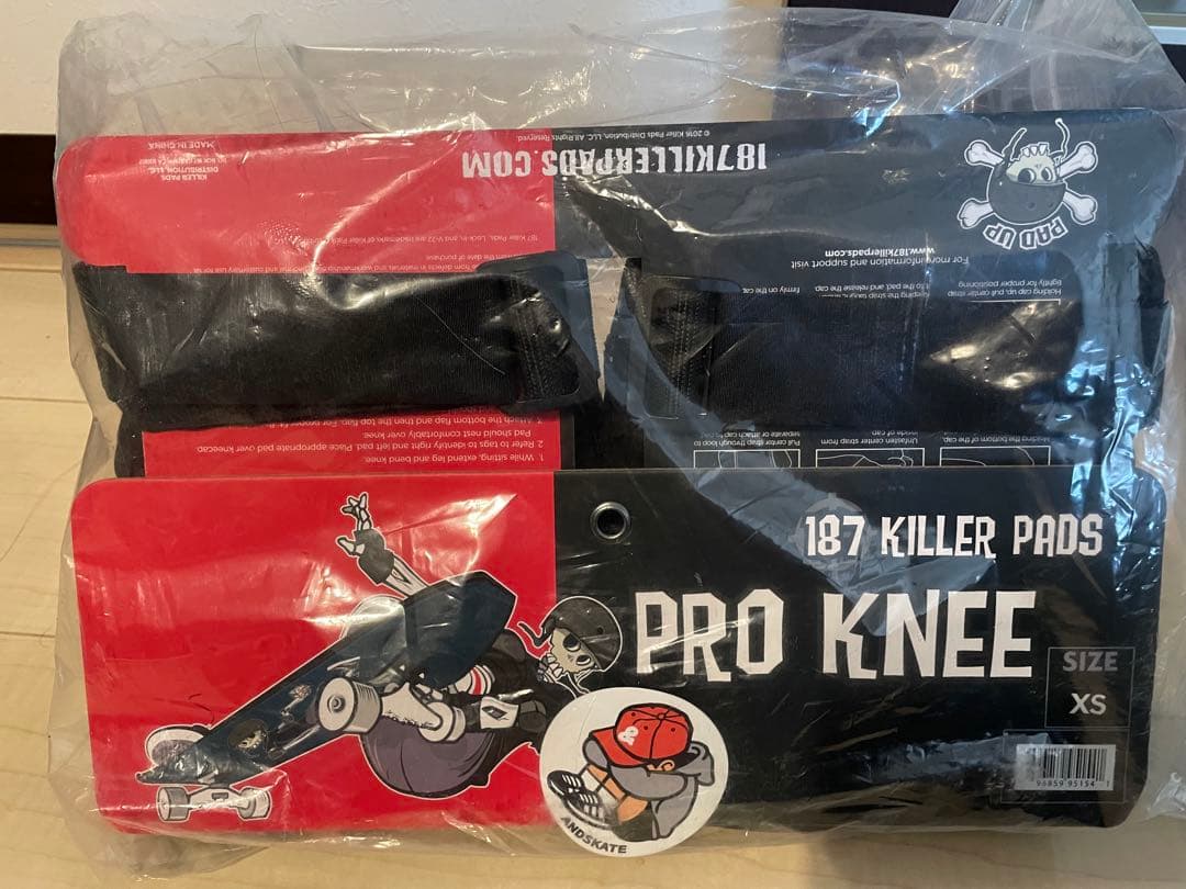 新品　187 KILLER PADS PRO KNEE ニーパッド XS