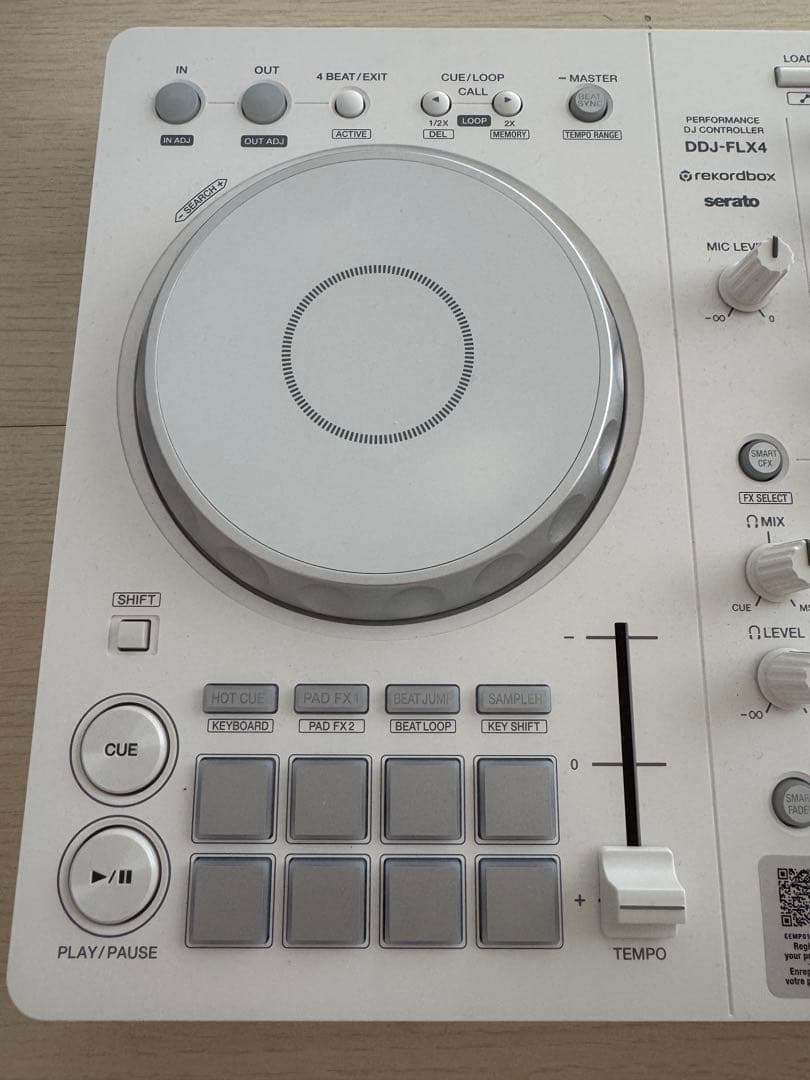 【美品】Pioneer DDJ-FLX4-W 2ch DJコントローラー