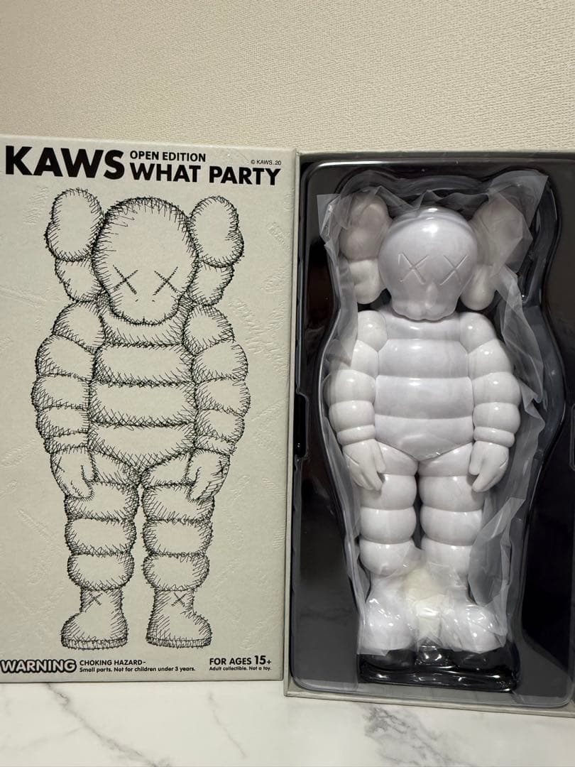 KAWS WHAT PARTY フィギュア ホワイト