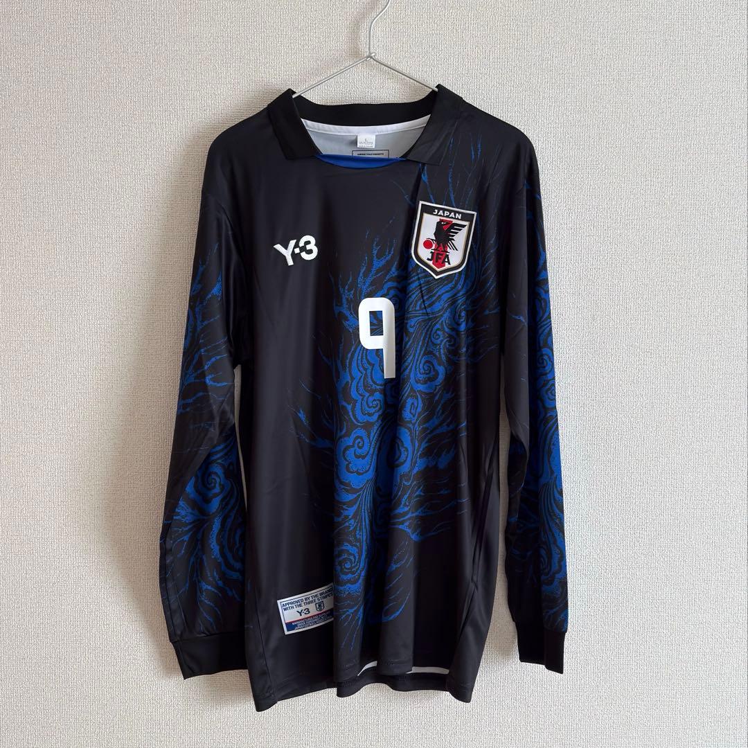 上田綺世　Y-3 サッカー日本代表 CW 長袖Tシャツ