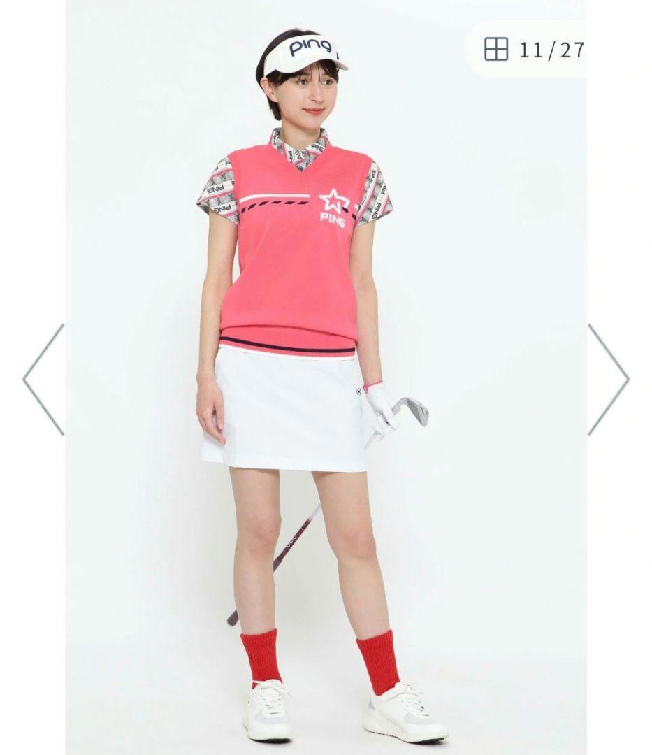 新品♡PING♡セットアップ♡シャツ*スカート♡S ゴルフ/スポーツ/テニス