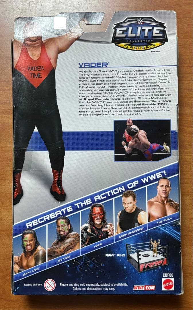 激レア　WWE VADER ビッグバンベイダー　マテル　エリート　フィギュア