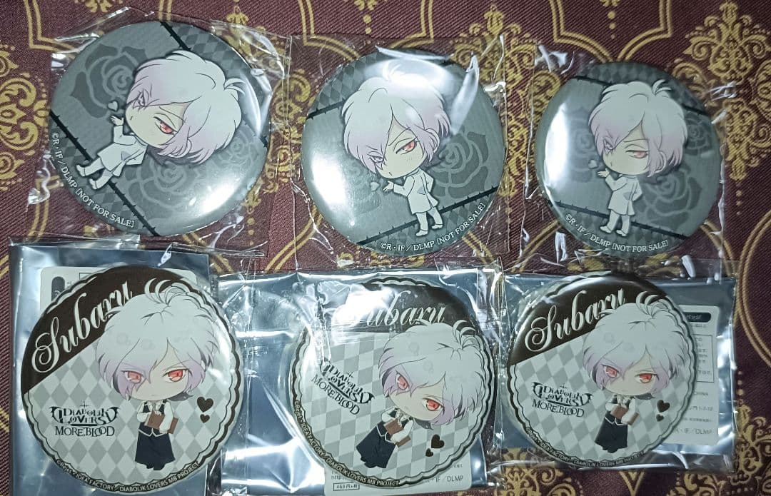 スバル 非売品 アニメ柄 缶バッジ DIABOLIK LOVERS ディアラバ