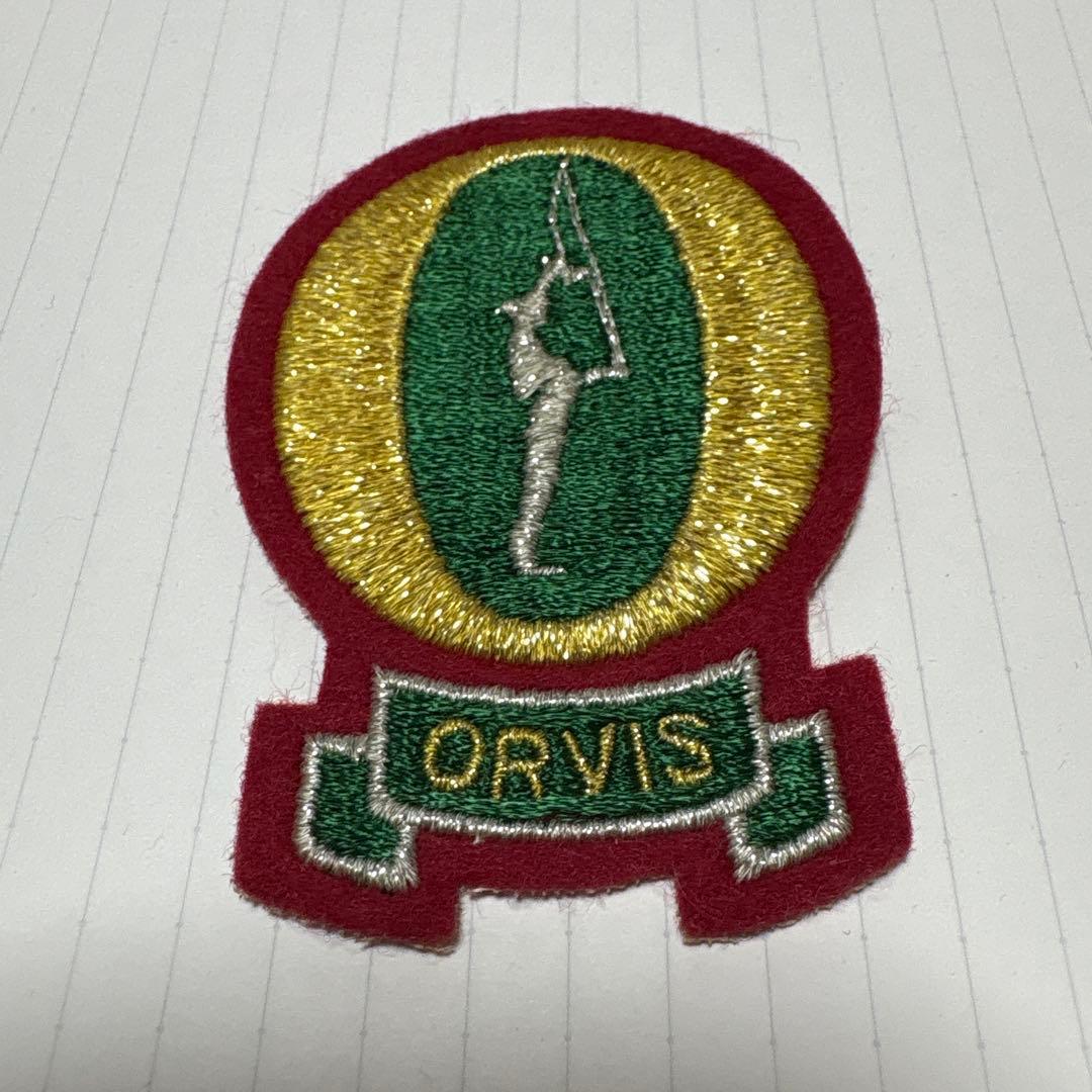 ORVIS 刺繍パッチ 1枚 オービス レア ビンテージ