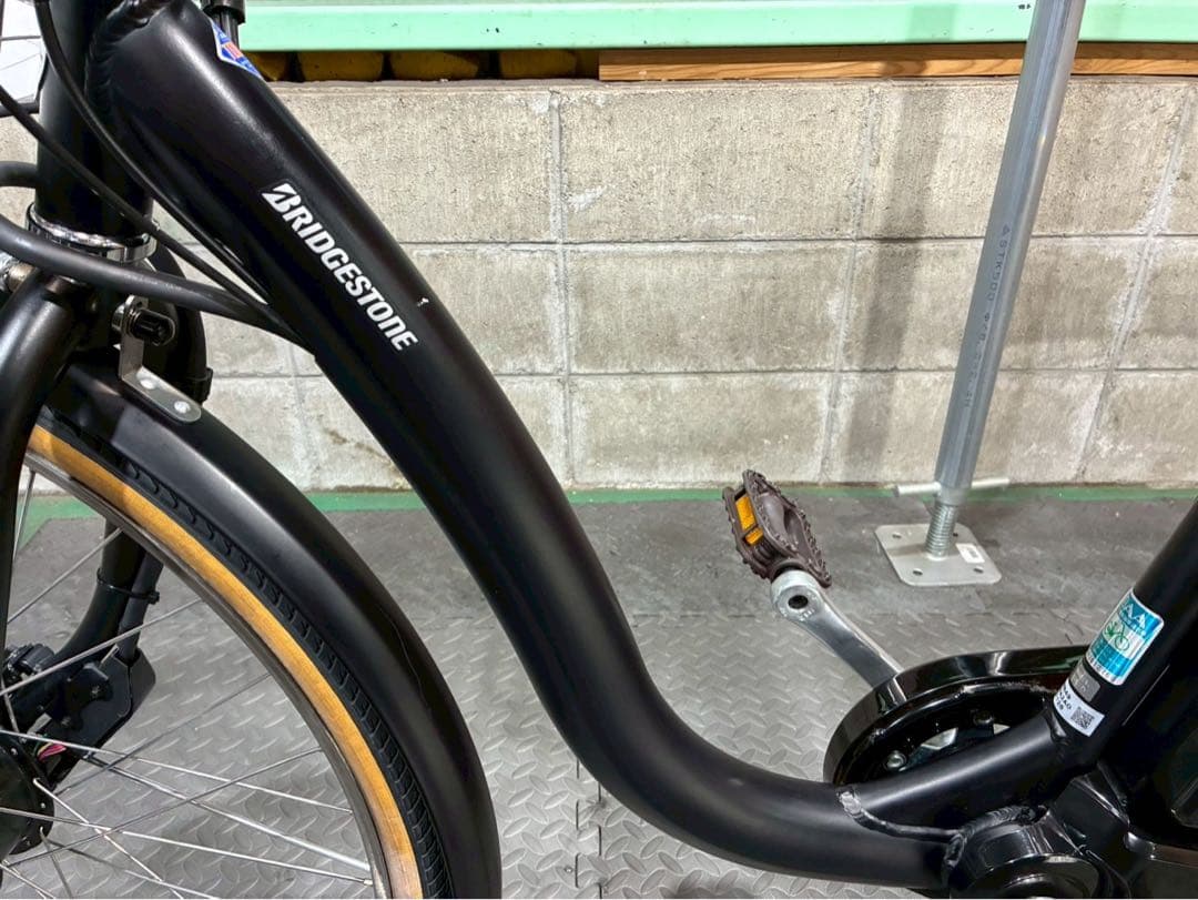 №8615 電動自転車　ブリヂストン　フロンティア 26インチ ブラック✨美品✨